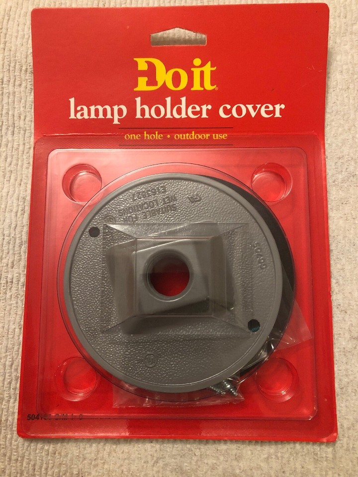 Bell GRAY Round SINGLE Weatherproof Outdoor Box Cover 5193-5 / 504181 ...