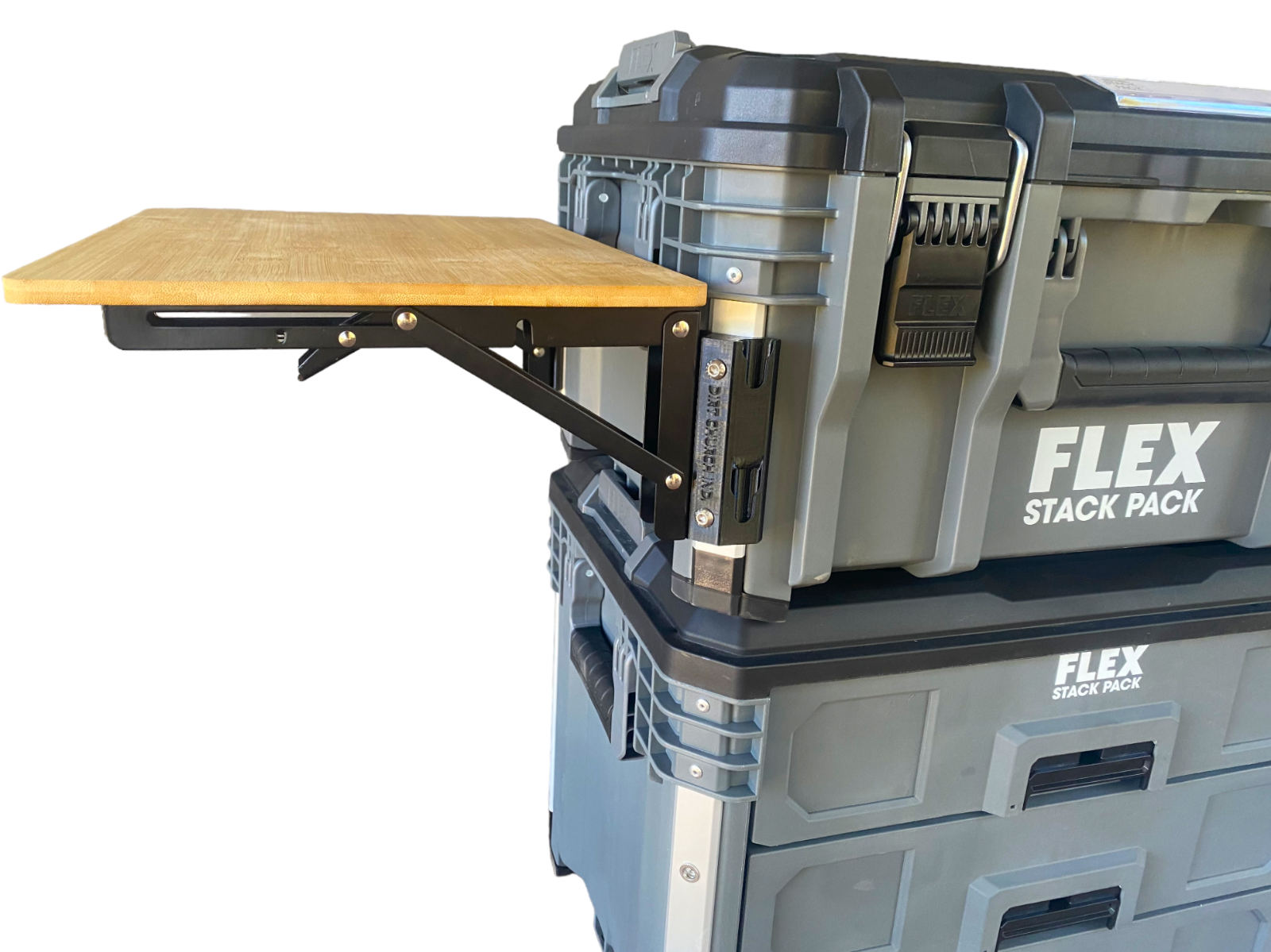 FLEX Stack Pack, Quick Detaching/Folding Bamboo Table | eBay