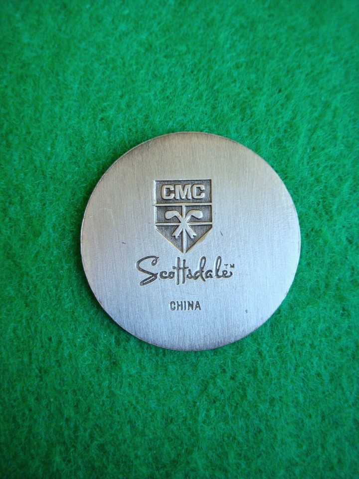 San Antonio Country Club Golf Ball Marker Metal Flat Putting Coin SACC ...