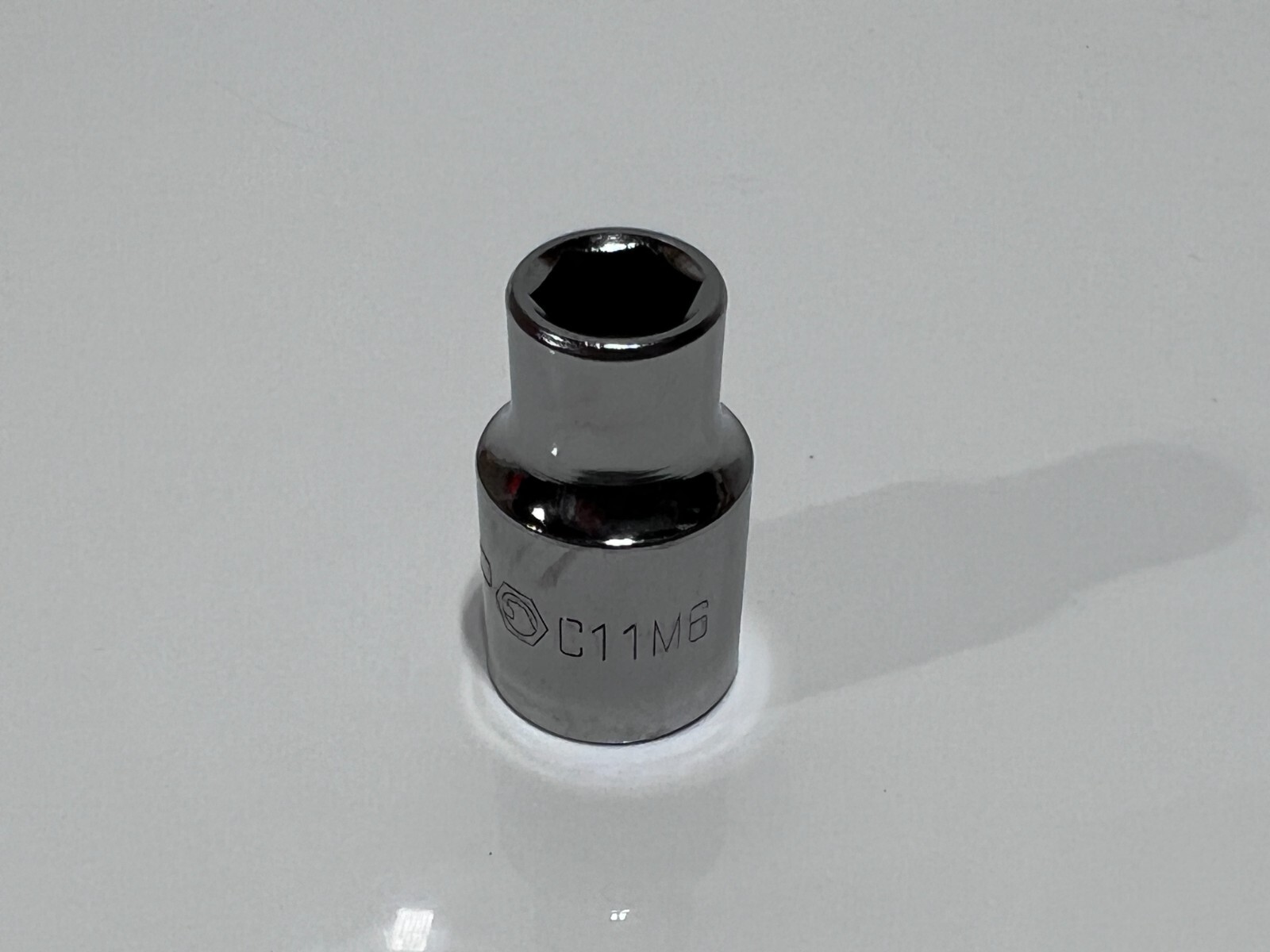 Matco Tools USA C11M6 Metric 11mm Shallow Chrome Socket - 1/2" Drive ...