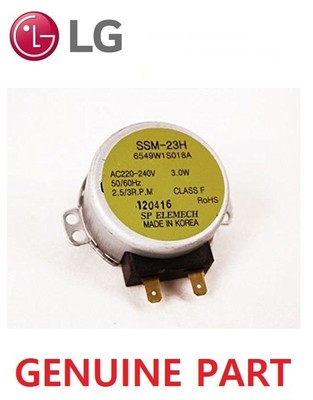 LG SOLARDOM MICROWAVE OVEN TURNTABLE MOTOR MP-9485SA MP9489SB MZ9480YRC ...