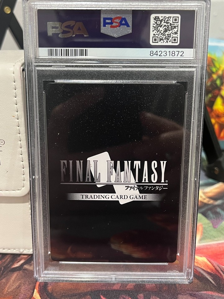 Final Fantasy TCG FFVII English Gold Promo Cloud Prize Card PR-142 PSA ...