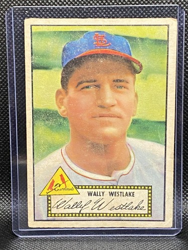 1952 Topps Baseball #38 WALLY WESTLAKE Red Back - VG | eBay