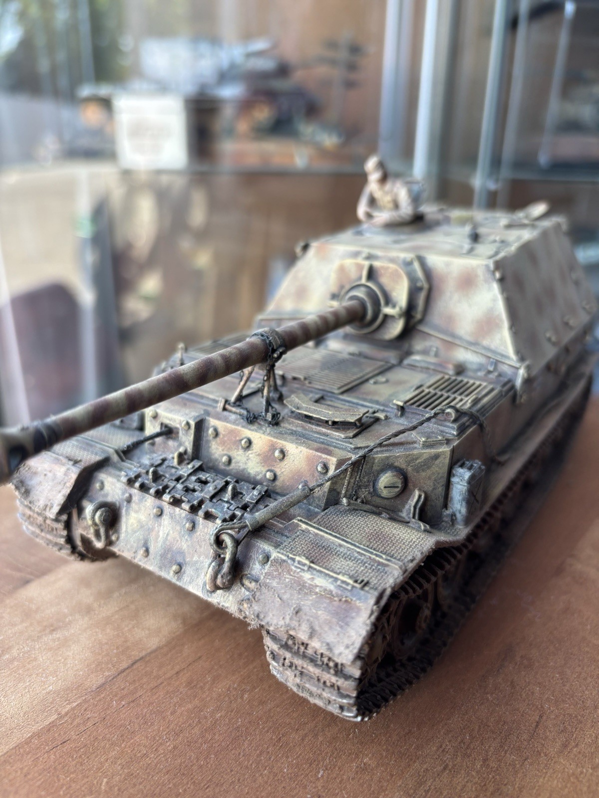 1/35 Pro-built, Dragon WWII GERMAN TANK DESTROYER ELEPHANT With ...