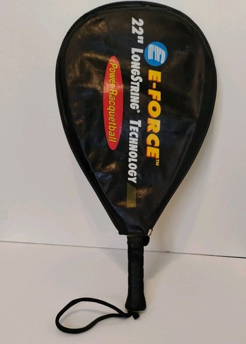 E-Force Racquetball Racquet Shock 22" Longstring Technology Black Blue ...