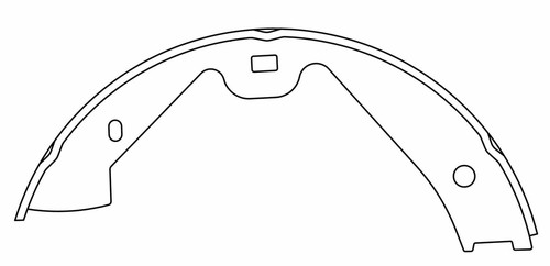 Parking Brake Shoe-Premium Centric 111.09870 805890662471| eBay