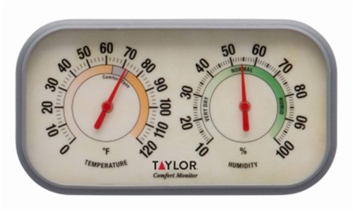 Taylor Comfort Monitor Humidity Meter/Thermometer Plastic 5.91 in. | eBay