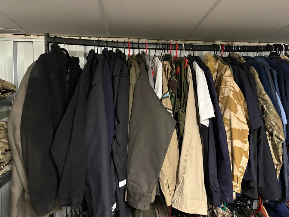 Job lot Ex Military Clothes - British Dutch German Army - Approx 100 ...