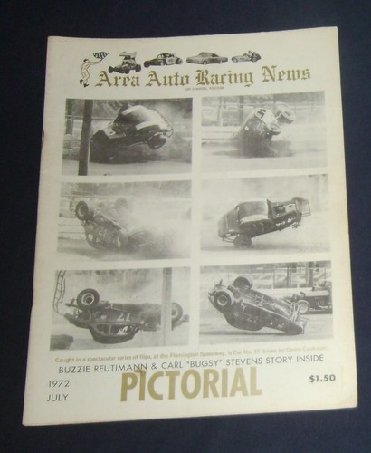 1972 Area Auto Racing News Pictorial July Issue | eBay