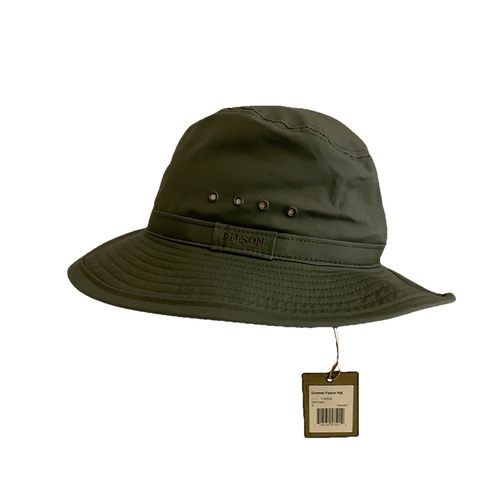 Filson Summer Packer Hat Otter Green Medium NWT Packable Travel Outdoor ...