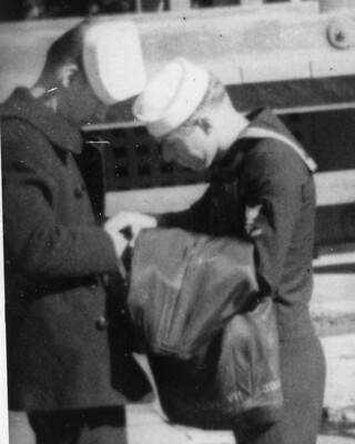 ORIGINAL VINTAGE PHOTO: Navy Sailors Men Male Buddies USN Occupied ...
