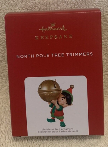 2021 Hallmark North Pole Tree Trimmers - Elf Holding Jingle Bell ...