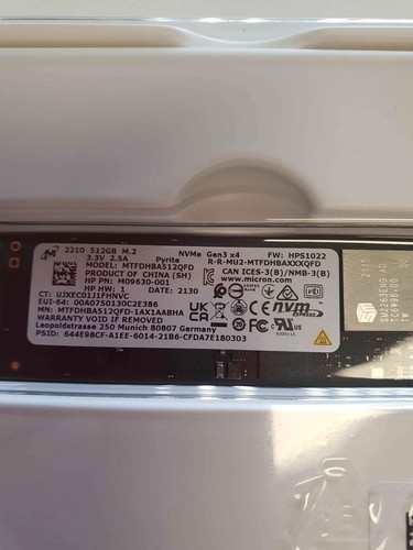 Micron 512GB NVMe 2210 PCIe SSD | eBay