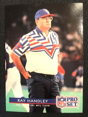 NFL - Ray Handley Head Coach 1992 Pro Set Football - New York Giants | eBay