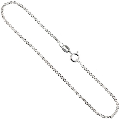 0.9mm to 6mm Sterling Silver Italian Classic Cable Chain Necklace or ...