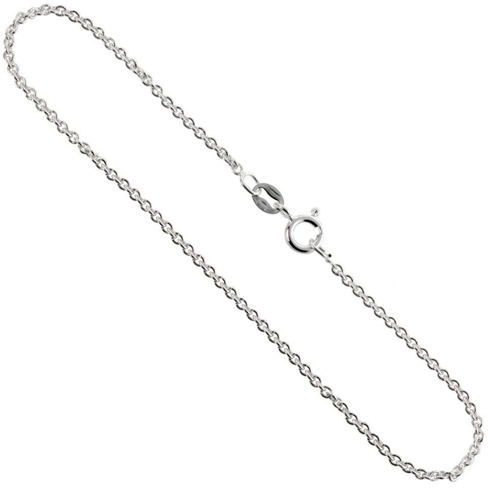 0.9mm to 6mm Sterling Silver Italian Classic Cable Chain Necklace or ...