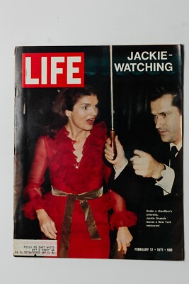 Life Magazine February 21, 1971 Jackie Watching | eBay