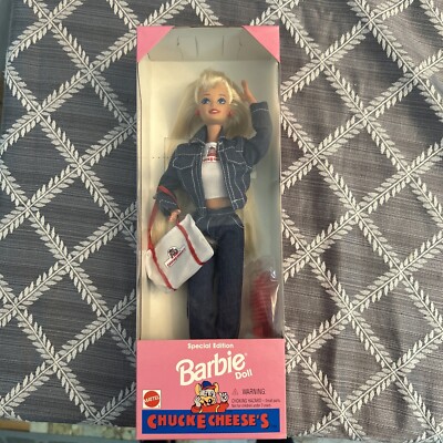 1995 Chuck E Cheese's Barbie Doll Mattel Special Edition #14615 RARE ...