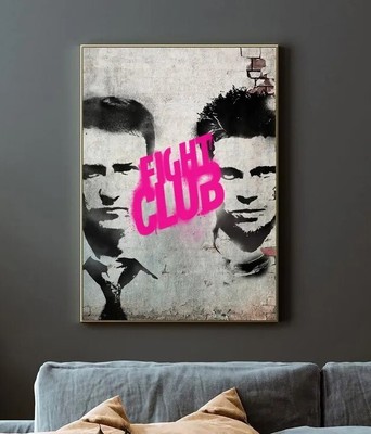 Fight Club (1999) Artwork Minimal Movie Cover Poster Fight Club ...