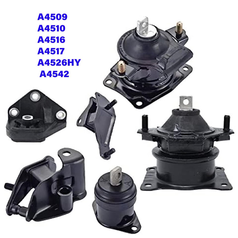 2003-2007 Honda Accord V6 2.4L Engine Mount Kit Automatic Transmission ...