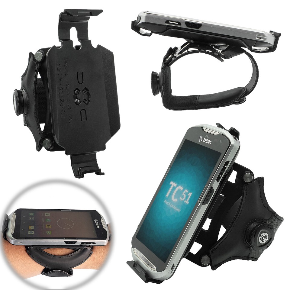 For Zebra TC51 TC52 TC56 TC57 Adjustable Strap Armband,Black SG-TC51 ...