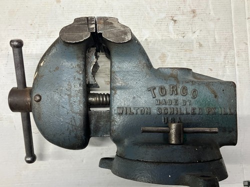 Vintage Wilton Torco 40 Vise Vice 4" Swivel Base Schiller Pk IL USA ...