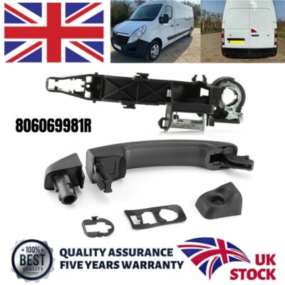 For Renault Master Vauxhall Movano Rear Door Handle & Handle Holder ...