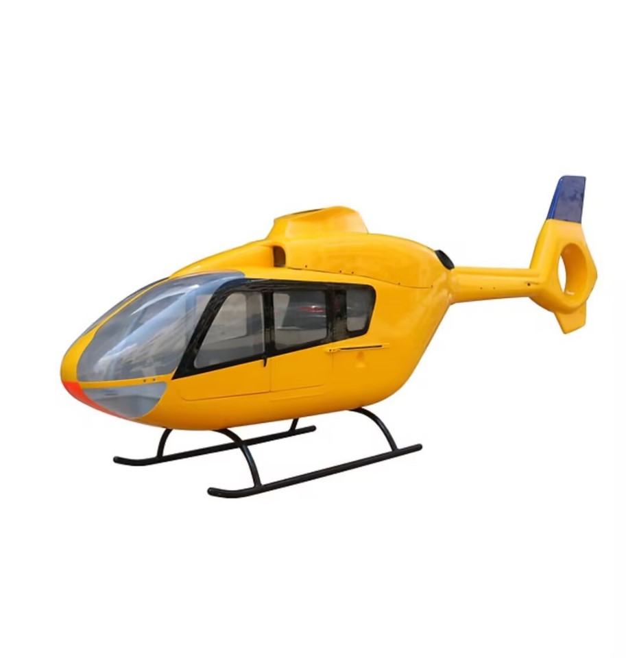 EC-135 T2 800size ARF Yellow RC Helicopter scale Fuselage -ARF Version ...