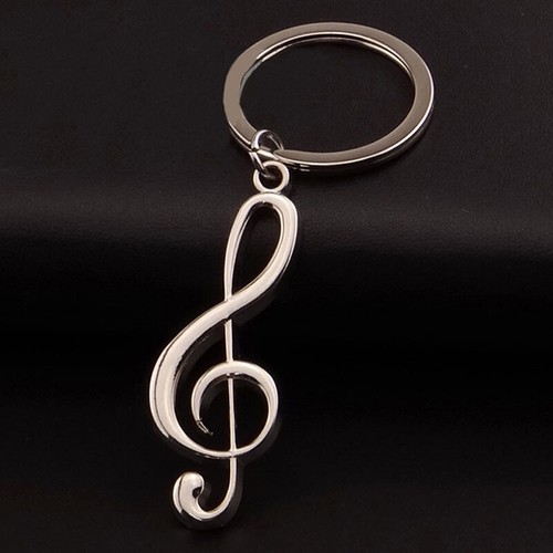 Metal Musical note Key chain Cool Luxury Car Key Ring Musical Bag ...