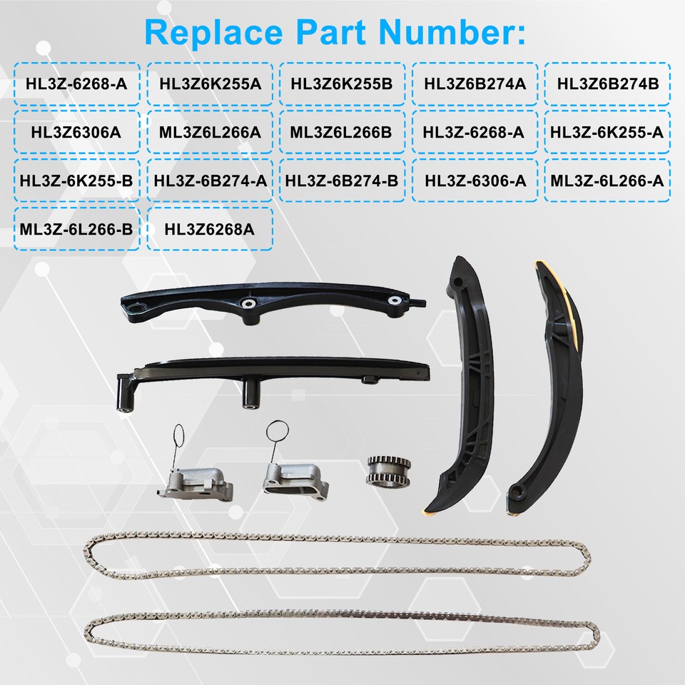 New Timing Chain Kit For 2017-2024 Ford F150 3.5L V6 DOHC Turbo US HL3Z ...
