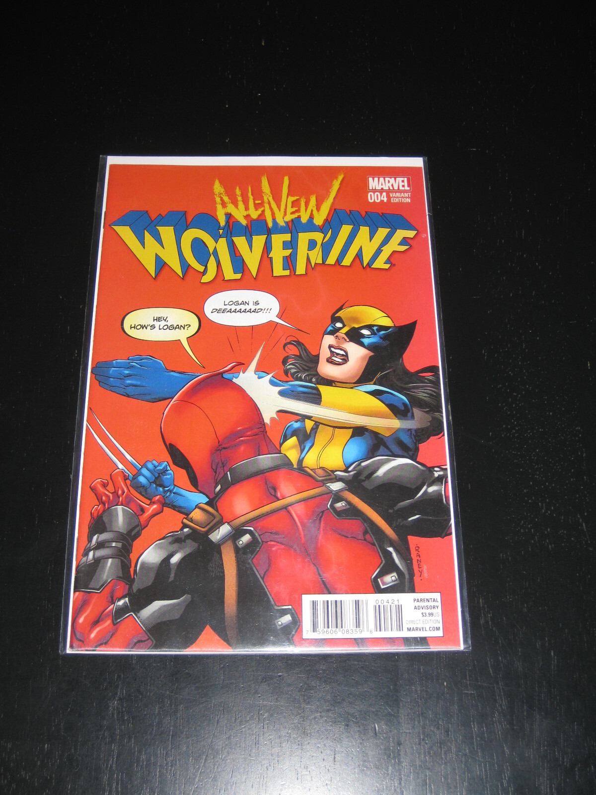 All New Wolverine 4 1:10 Tom Raney Variant Deadpool 2016 | eBay