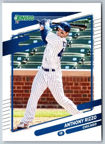 2021 Donruss Anthony Rizzo #163 Chicago Cubs Baseball Card | eBay