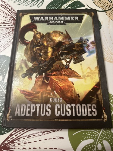 Adeptus Custodes Codex Warhammer 40K Games Workshop 2018 Hardback Fast Postage | eBay