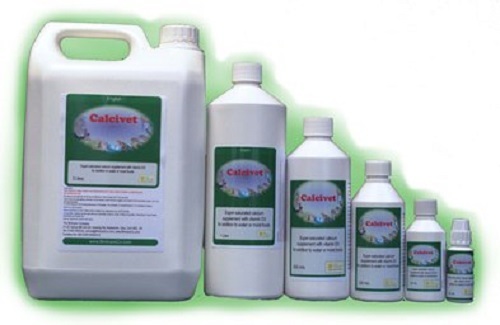 CALCIVET LIQUID CALCIUM SUPPLEMENT FOR BIRDS 500 MLS FROM THE BIRDCARE ...