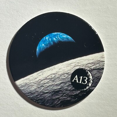 POGs Apollo 13 Pog #13 Earth from the Moon A13 NASA Hardee's Food ...