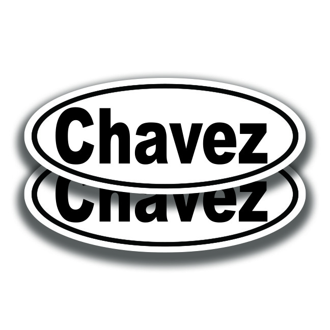 CHAVEZ NAME DECALs 2 Stickers Bogo Car Truck Bumper Window | eBay