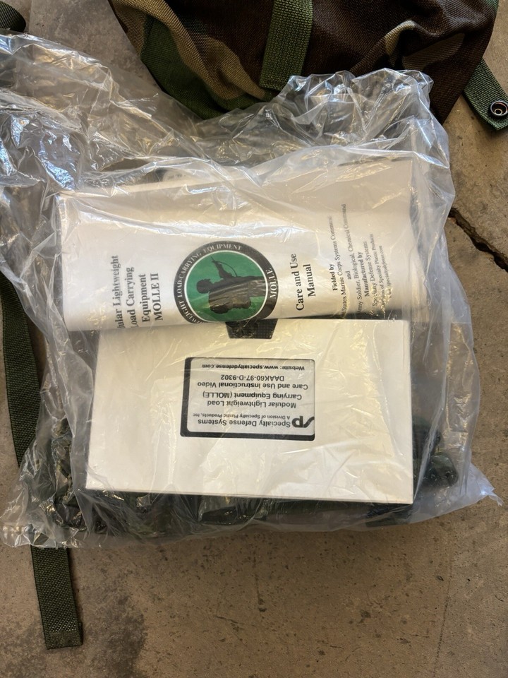 NOS Complete Set Molle II Woodland Ruck FLC Rifleman pouches IFAK ...