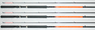 3 HT PANFISH SPECIAL GRAPHITE CRAPPIE FISHING POLES, ROD 8' PSG802 (SET ...