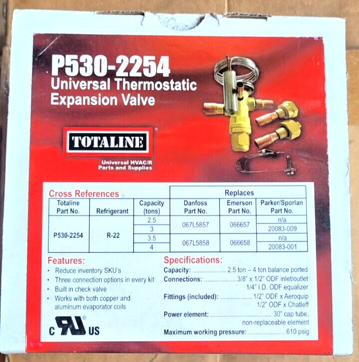 ICP P530-2254 Expansion Valve/TXV R22 2.5-4 Ton Capacity | eBay