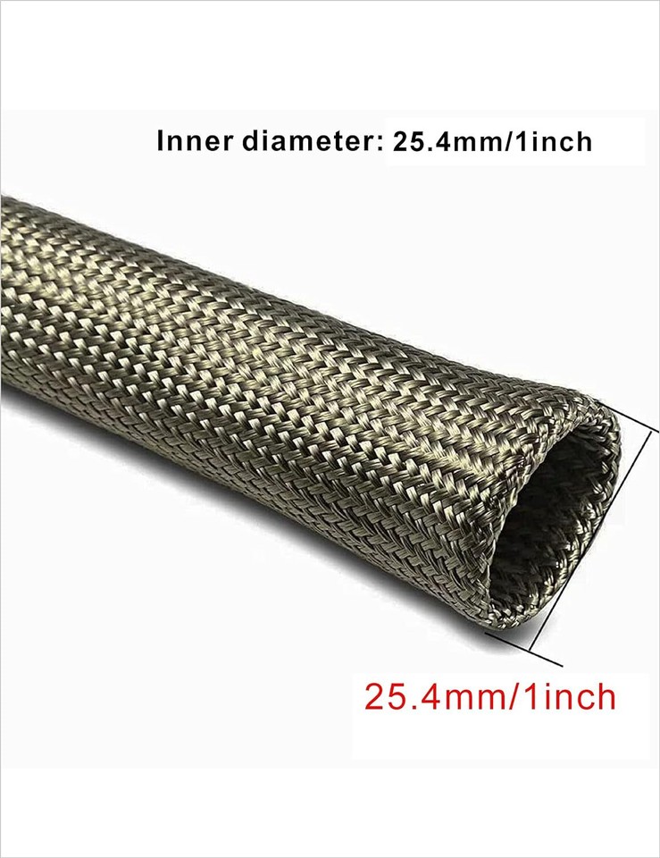 Wire Heat Shield Fire Sleeve Fuel Line Hose Spark Plug Wire Cover ...