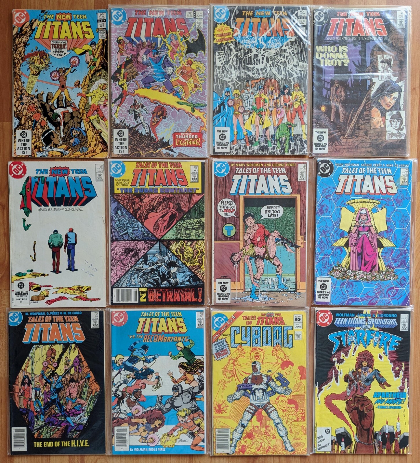 The New Teen Titans Lot of 12 issues from the 1980's | eBay