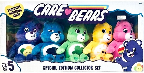Basic Fun Care Bears 5 Piece 9" Plush Special Edition Collector Set Age ...