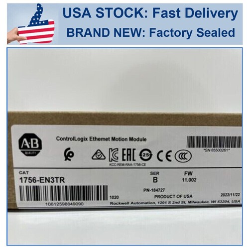New Factory Sealed Allen Bradley 1756-EN3TR /B EtherNet/IP Module AB ...
