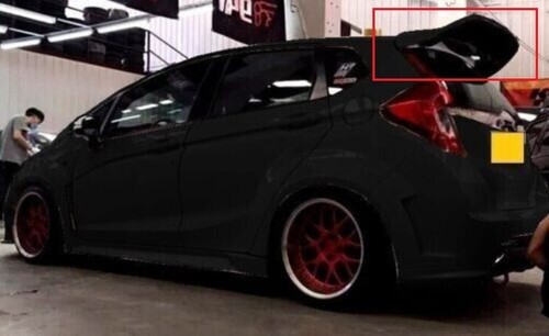 For 2015-2020 Honda Fit Jazz GK Duck Style A1 Spoiler Painted Black ...