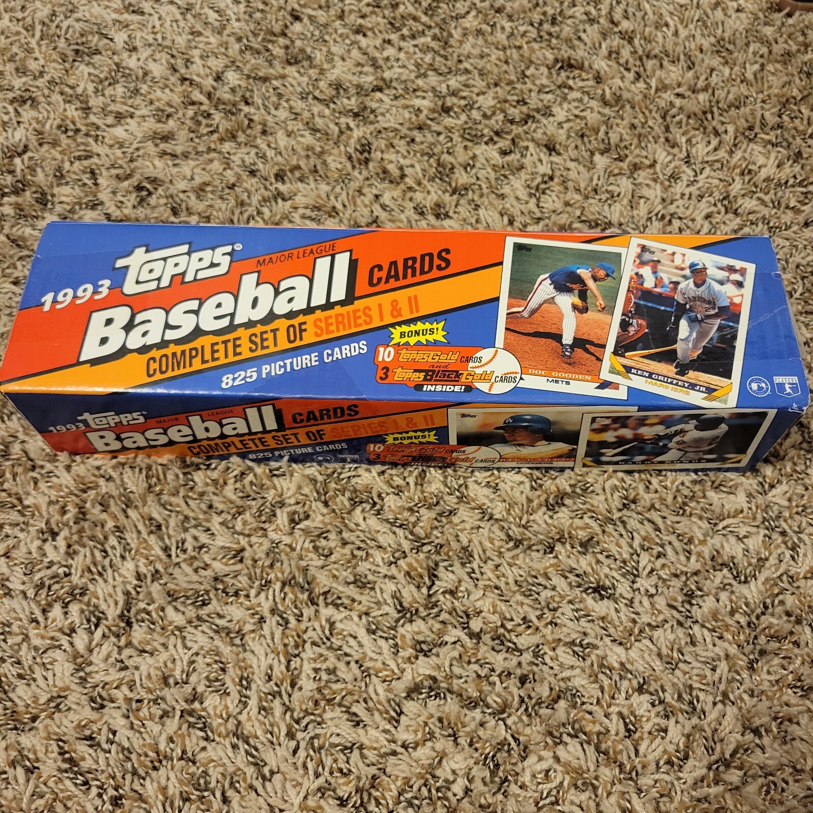 1993 TOPPS BASEBALL SERIES 1 & 2 COMPLETE 825 CARD SET JETER RC FACTORY ...