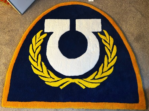 Large 5x4 Warhammer40k Ultramarines Pauldron Handmade Tufted Rug | eBay