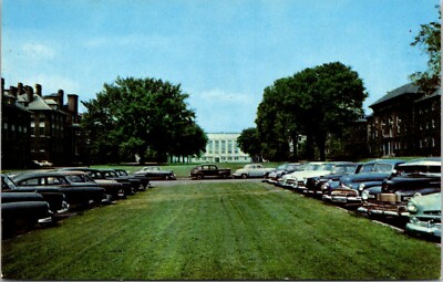 Postcard NY Ithaca; Quadrangle, Campus of NY State College of Ag ...