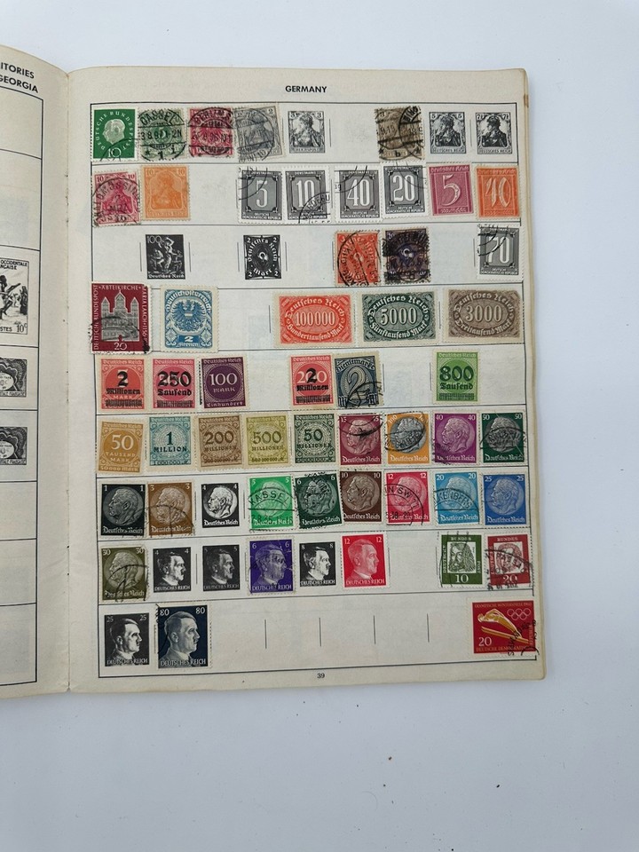 1960 The Explorer Stamp Album - 100’s of Stamps - Early US | eBay