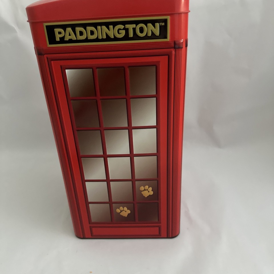 Paddington Bear in Peru Phone Booth Popcorn Bucket Tin & Lid Cinemark ...