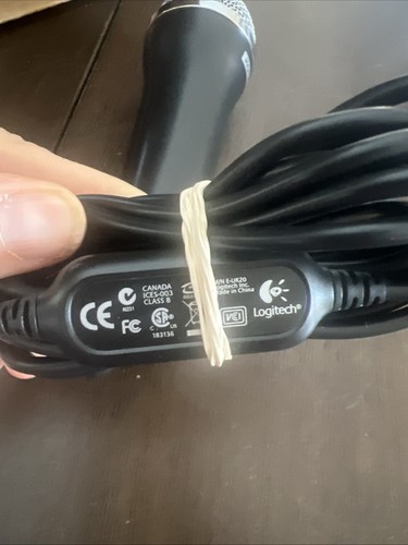 Konami Logitech USB Wired Microphone E-UR20 Tested Working | eBay